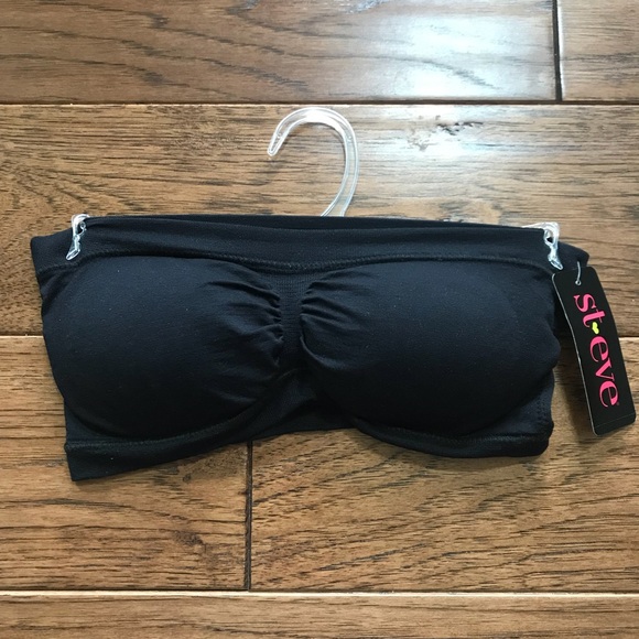 Intimates & Sleepwear | Nwt Basic Black Bandeau | Poshmark